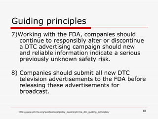 Direct To Consumer Advertising Of Prescription Drugs Pharmaceutical ...