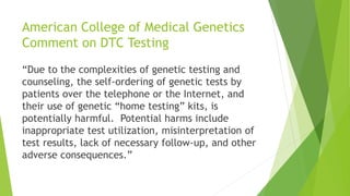 DTC Testing | PPT