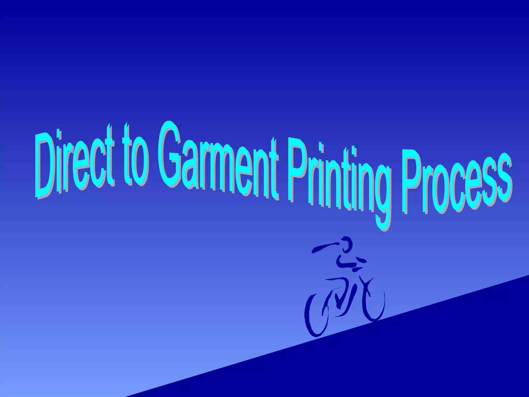 Direct to garment printing process | PPT
