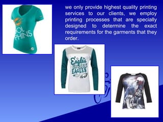 Direct to garment printing process | PPT
