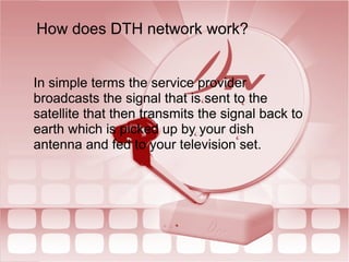 Direct to home technology | PPT