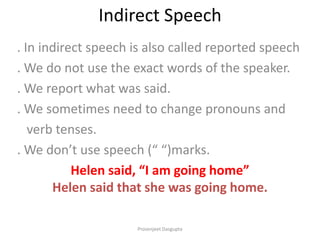 Direct to Indirect in 5 easy steps by Prosenjeet Dasgupta | PPSX