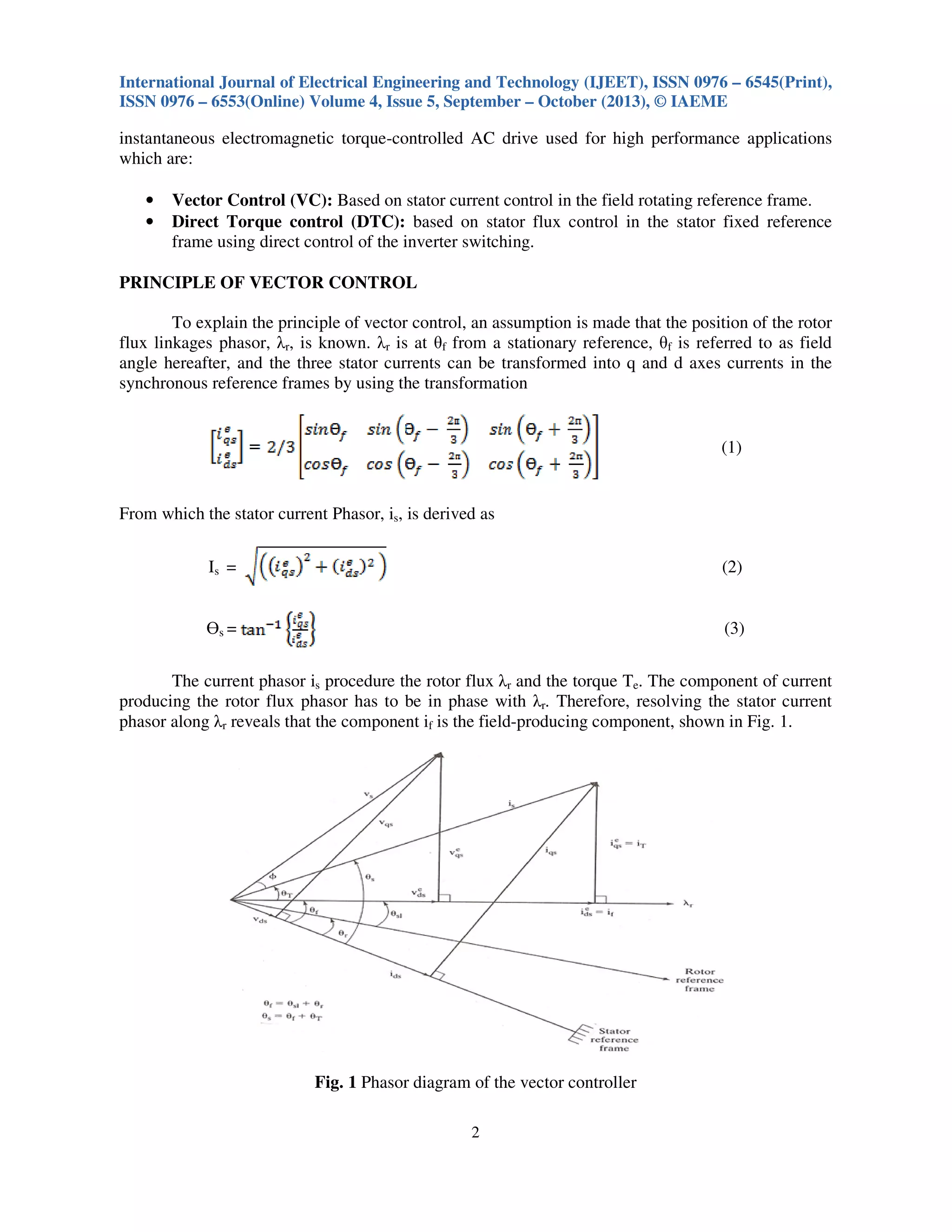 Direct Torque Control Of Induction Motor Using Space Vector Modulation