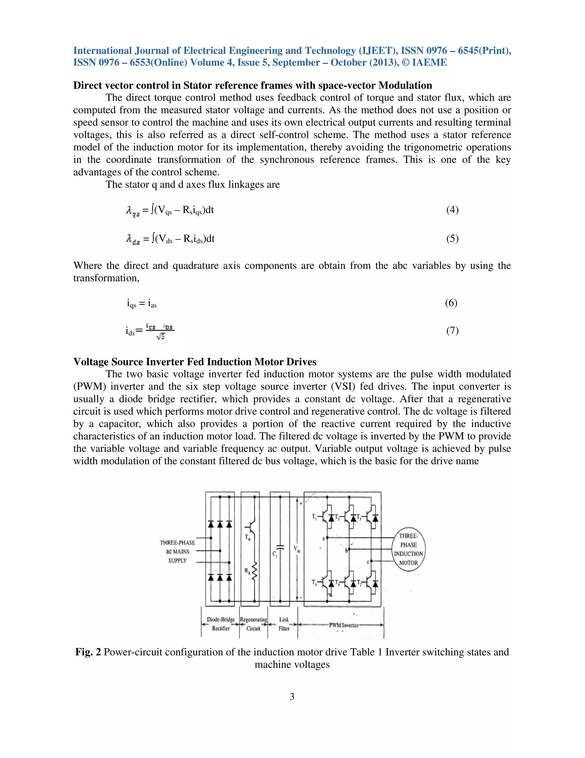Direct Torque Control Of Induction Motor Using Space Vector Modulation