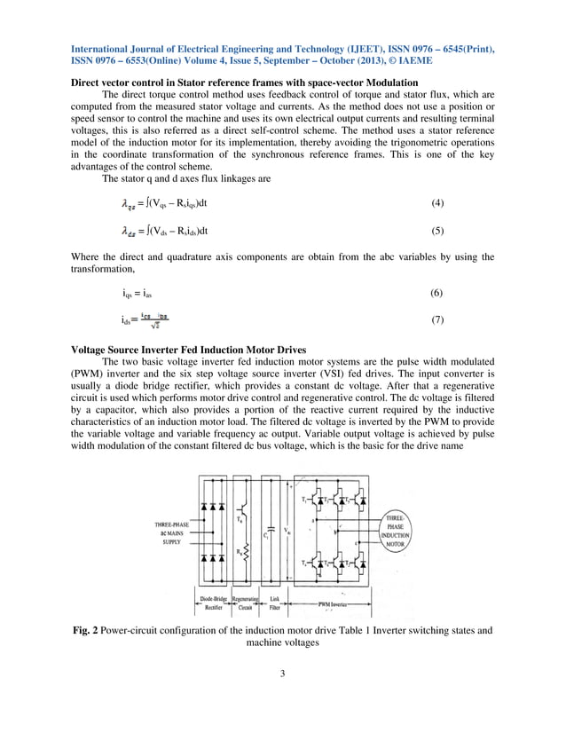 Direct Torque Control Of Induction Motor Using Space Vector Modulation