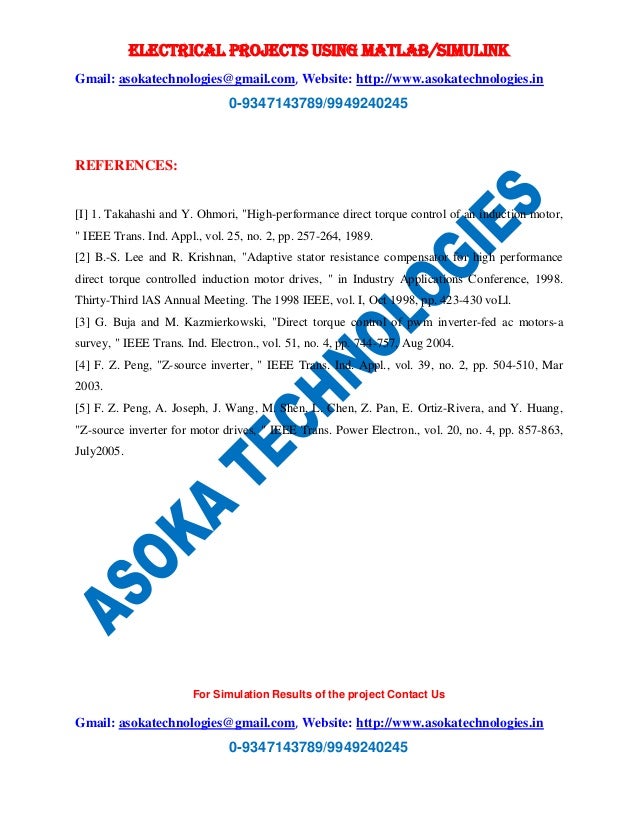 Direct Torque Control Using Switching Table For Induction Motor Fed B