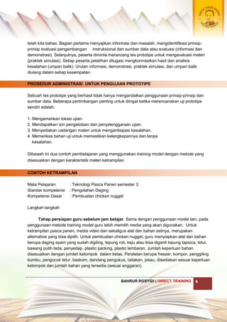 Direct training | PDF