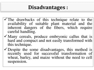 Direct transformation in plants | PPTX