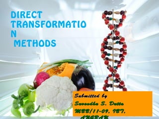 Direct transformation method | PPT