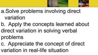 Direct variation 2 | PPT