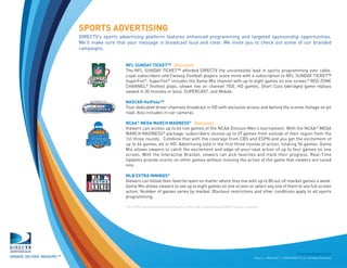 Directv Media Kit 9.3.09