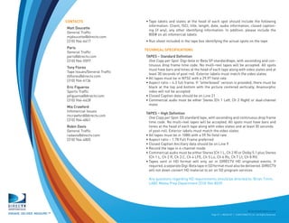 Directv Media Kit 9.3.09
