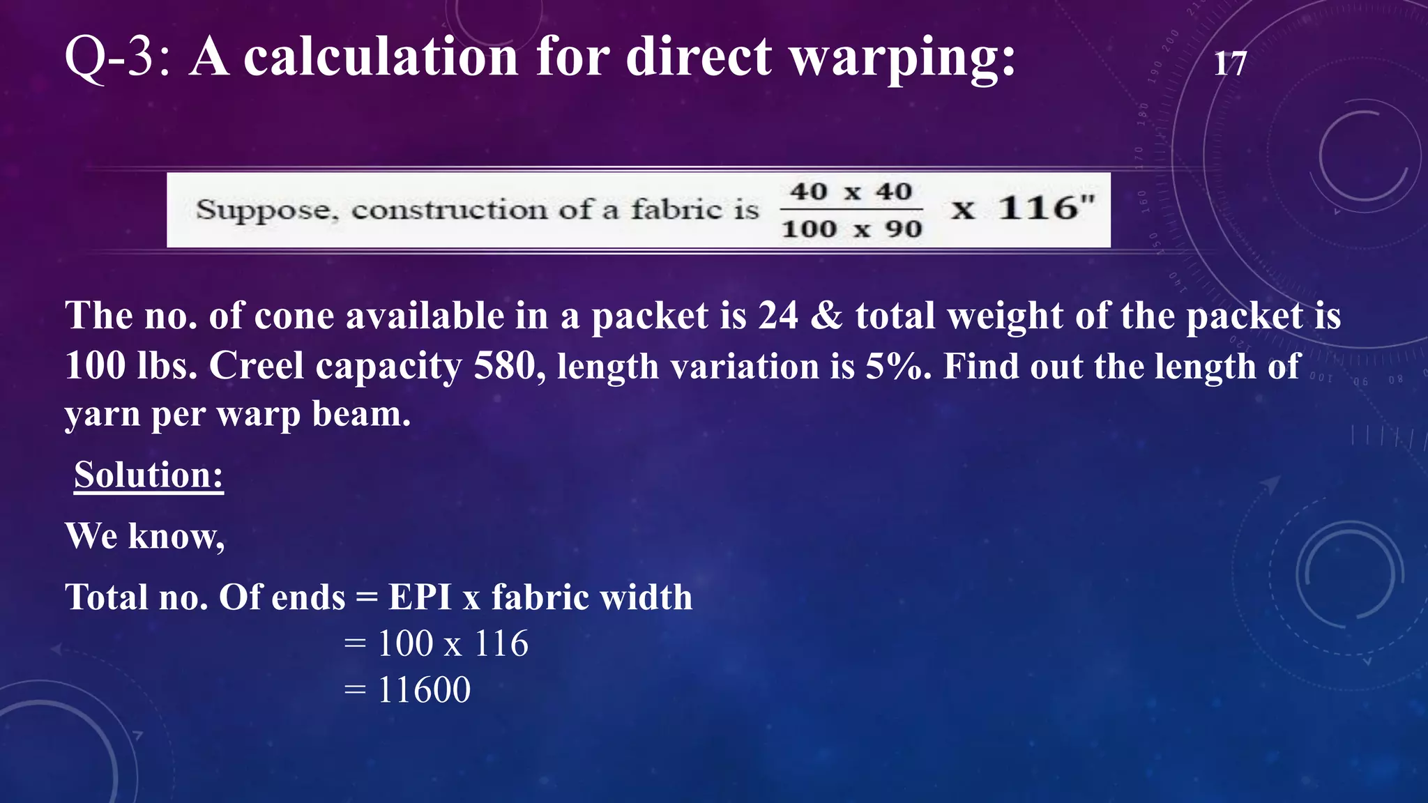 Direct warping power point presentation | PDF