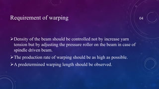 Direct warping power point presentation | PDF
