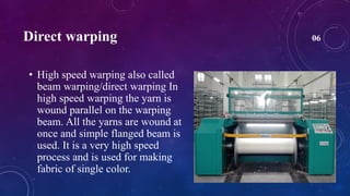 Direct warping power point presentation | PDF