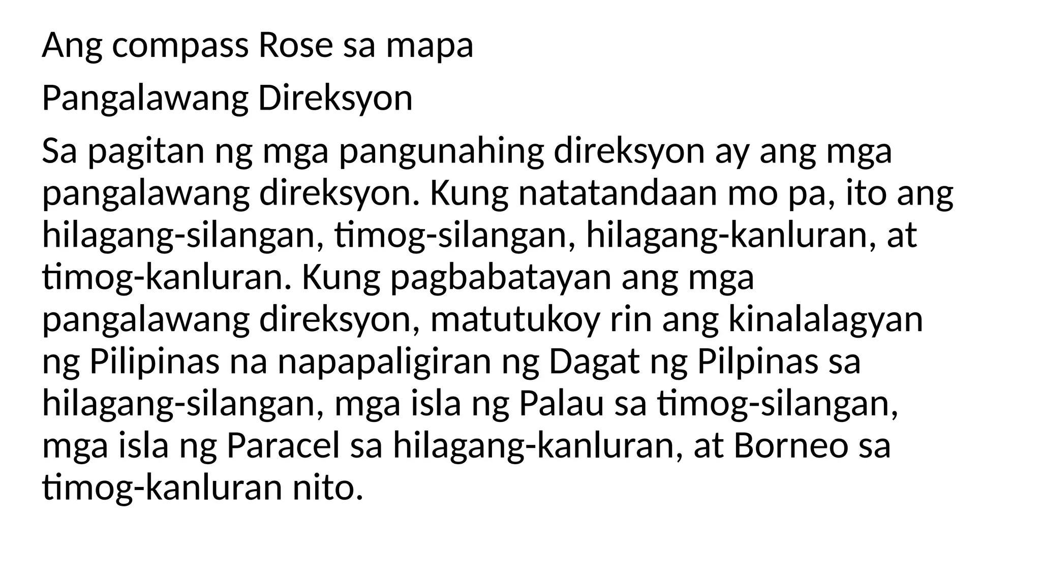 direksyon sa mapa at ang gamit nito.pptx