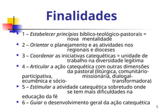 DIRETÓRIO NACIONAL DE CATEQUESE (cnbb).ppt
