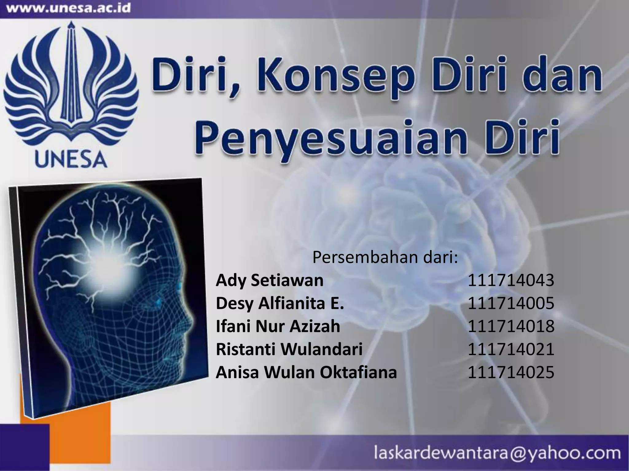 Diri dan konsep diri | PPTX