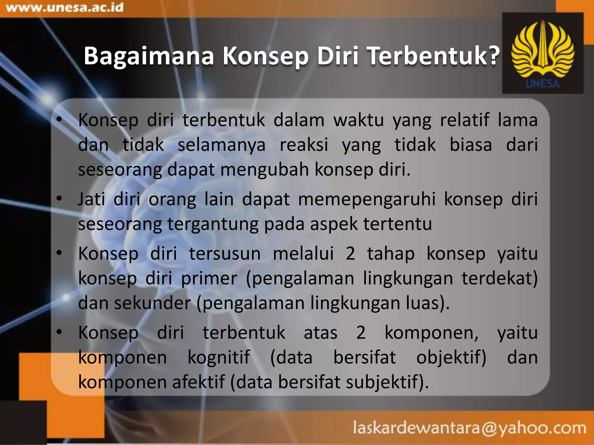 Diri dan konsep diri | PPTX