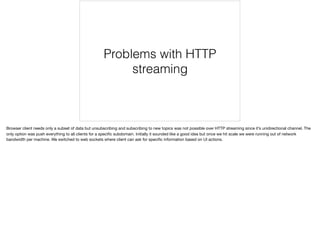 Building and Scaling a WebSockets Pubsub System | PPT