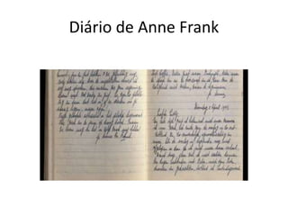 Diário de anne frank | PPTX
