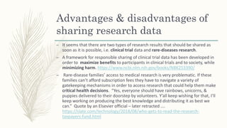 The world of research data: when should data be closed, shared or open ...