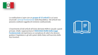 DIRITTO COSTITUZIONALE i principi fondamentali | PPTX