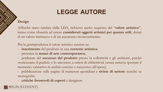 Diritto dell'arte | PPT
