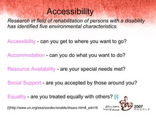 ADDRESING THE PROBLEMS OF PHYSICALLY DISABLED IN THE CLOTHING INDUSTRY ...