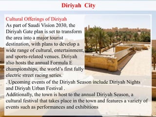 The city of Diriyah is the capital of the first Saudi state | PPTX