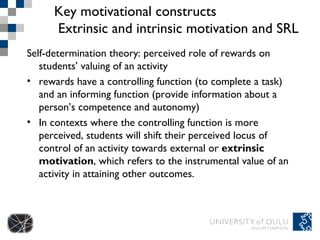 Dirk bissbort motivation and self-regulation (handout) | PPT