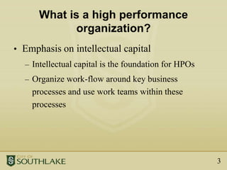 High Performance Organization Model | PPTX