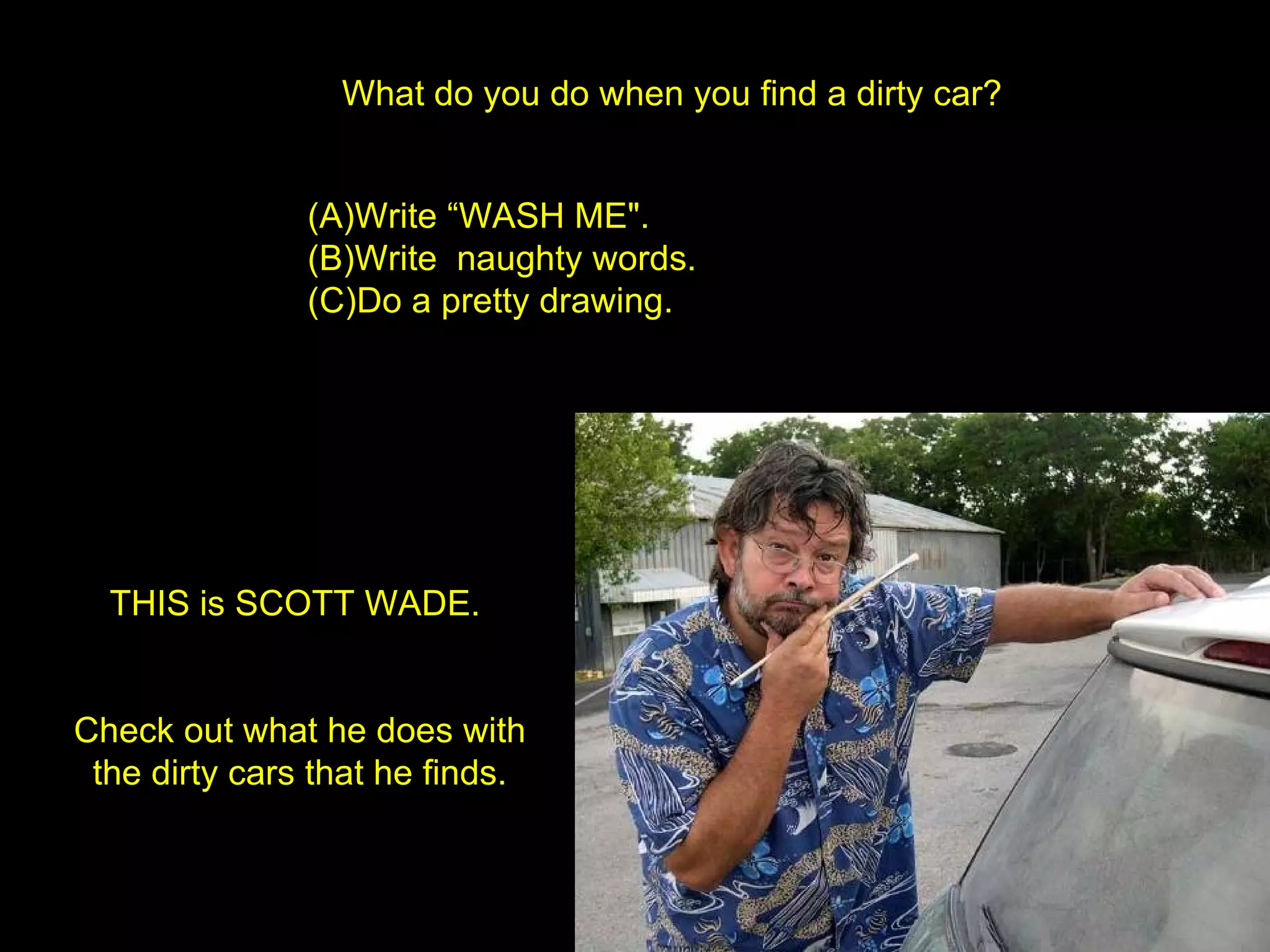Dirty Cars | PPT