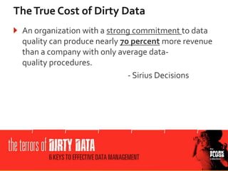 Dirty Data - SparkPlugs | PPT