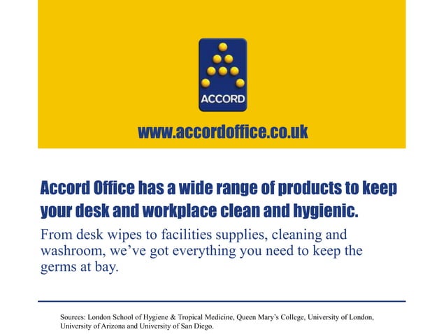 Dirty desk facts - is your desk a germ hotspot? | PPT