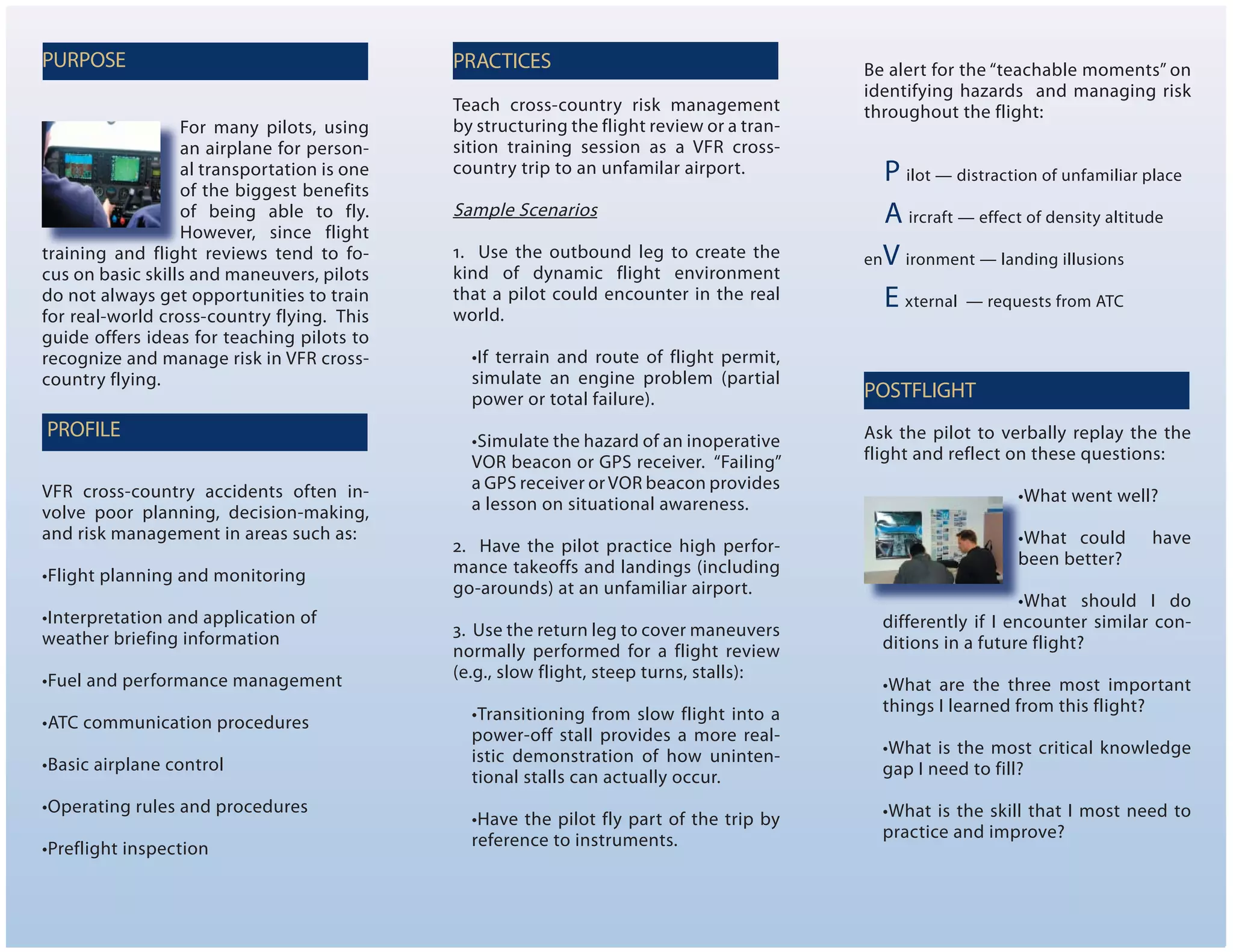 Practial Risk Management for VFR XC Flying | PDF