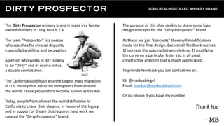 Dirty Prospector Logo Design Concepts | PPT