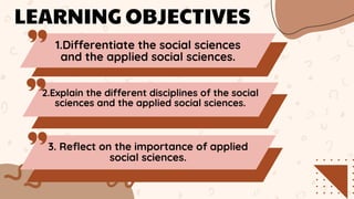 DISCIPLINE AND IDEAS IN APPLIED SOCIAL SCIENCES | PDF