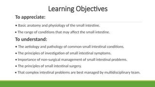 Disorders of Small Intestine and its management.pptx