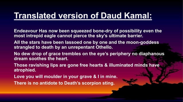 Disillusionment poem by faiz ahmed faiz | PPT