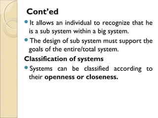 INTRODUCTION TO SYSTEMS AND INFORMATION SYSTEMS IN ORGANIZATIONS | PPT