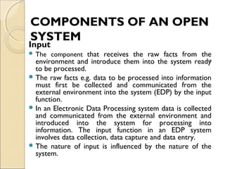 INTRODUCTION TO SYSTEMS AND INFORMATION SYSTEMS IN ORGANIZATIONS | PPT