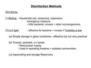 Dis211_0203 Disinfection of water as per | PPT