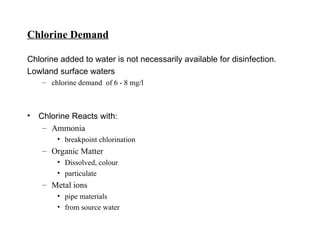 Disinfection of water - Module 3 VTU syllabus | PPT