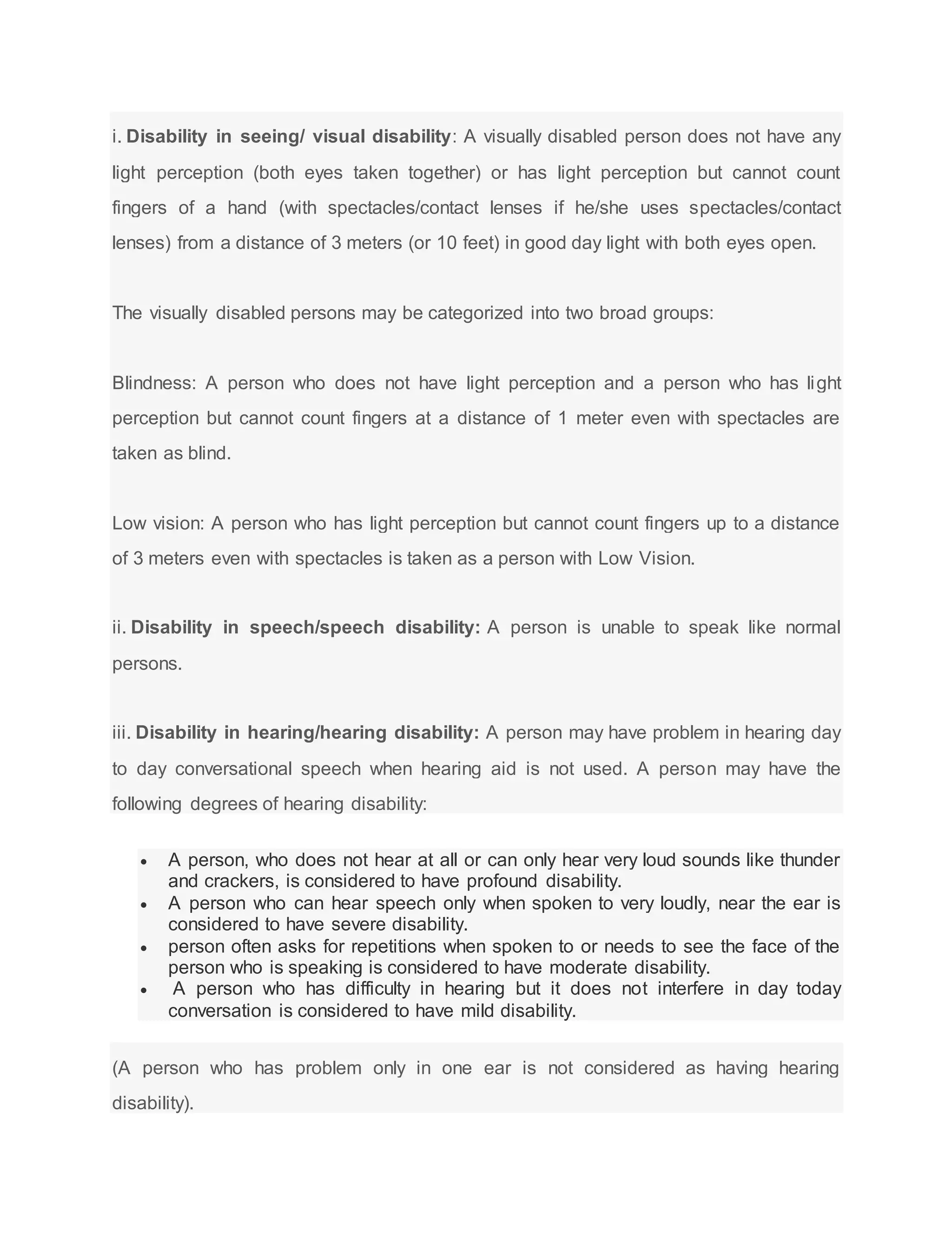 Disabilities | PDF