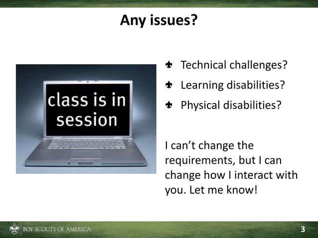 Disabilities Awareness Merit Badge | PPTX