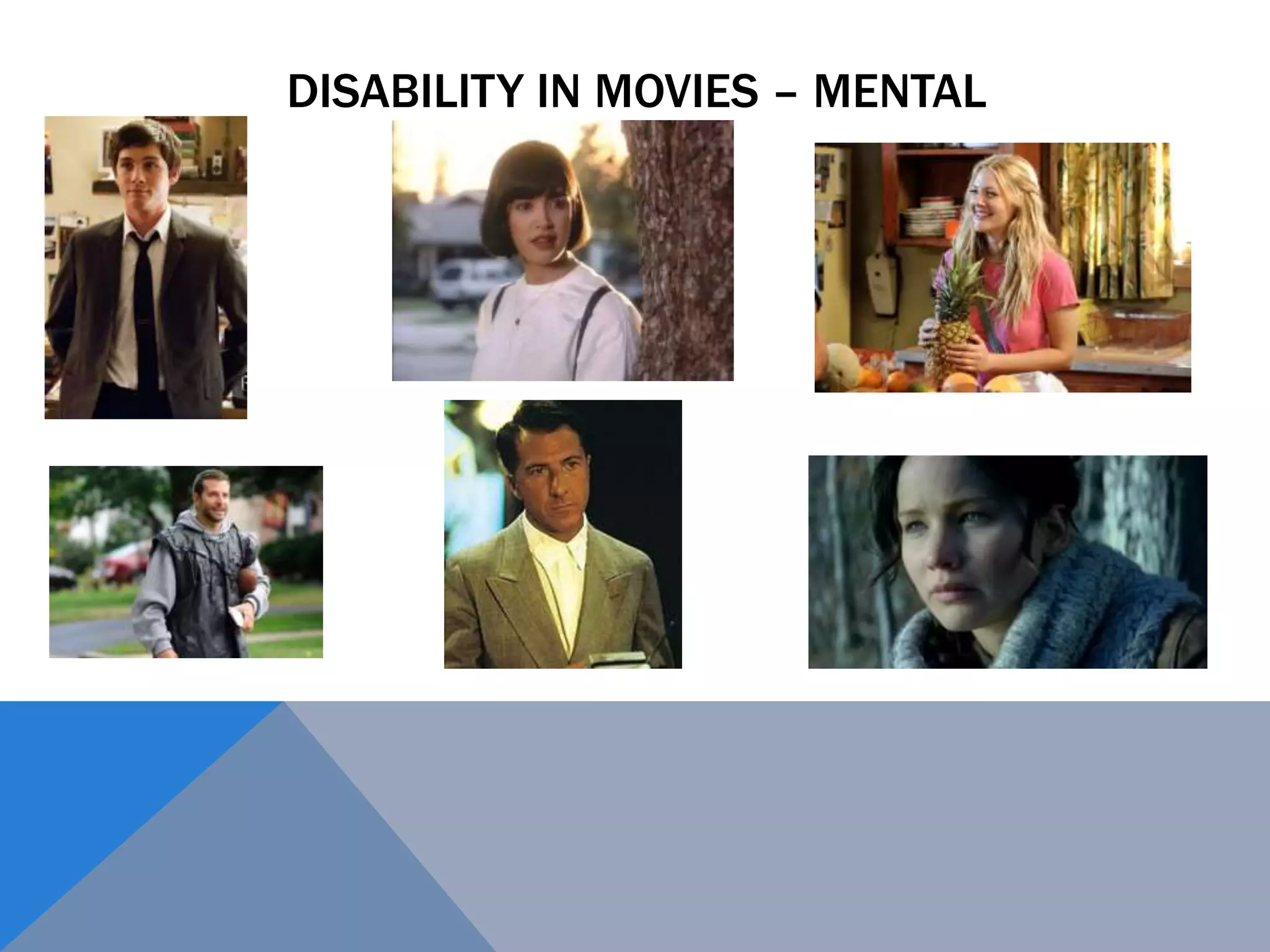 Disability in movies | PPTX