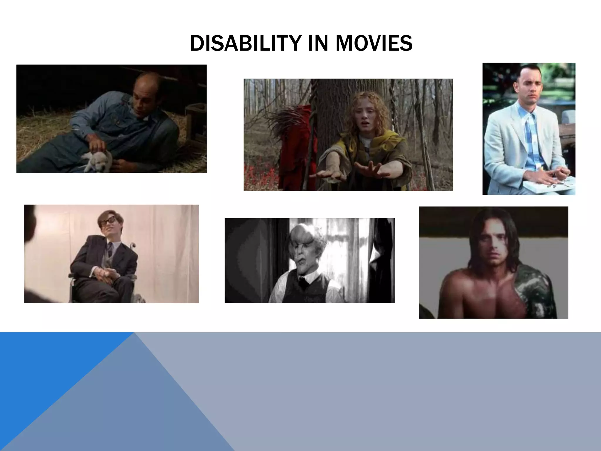 Disability in movies | PPT