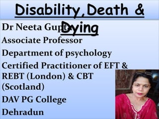 Disability, Death and Dying | PPT