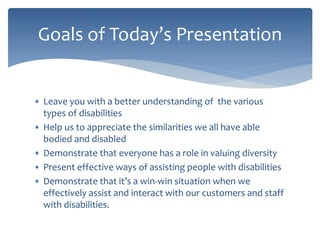 Disability awareness-presentation rubel | PPTX